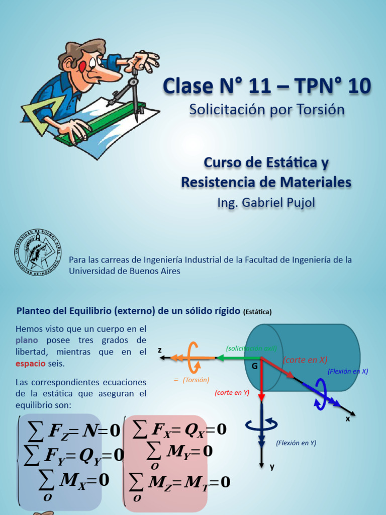 Clase #11 - TPN° 10 - Torsión | PDF | Ingeniería mecánica | Mecanica ...