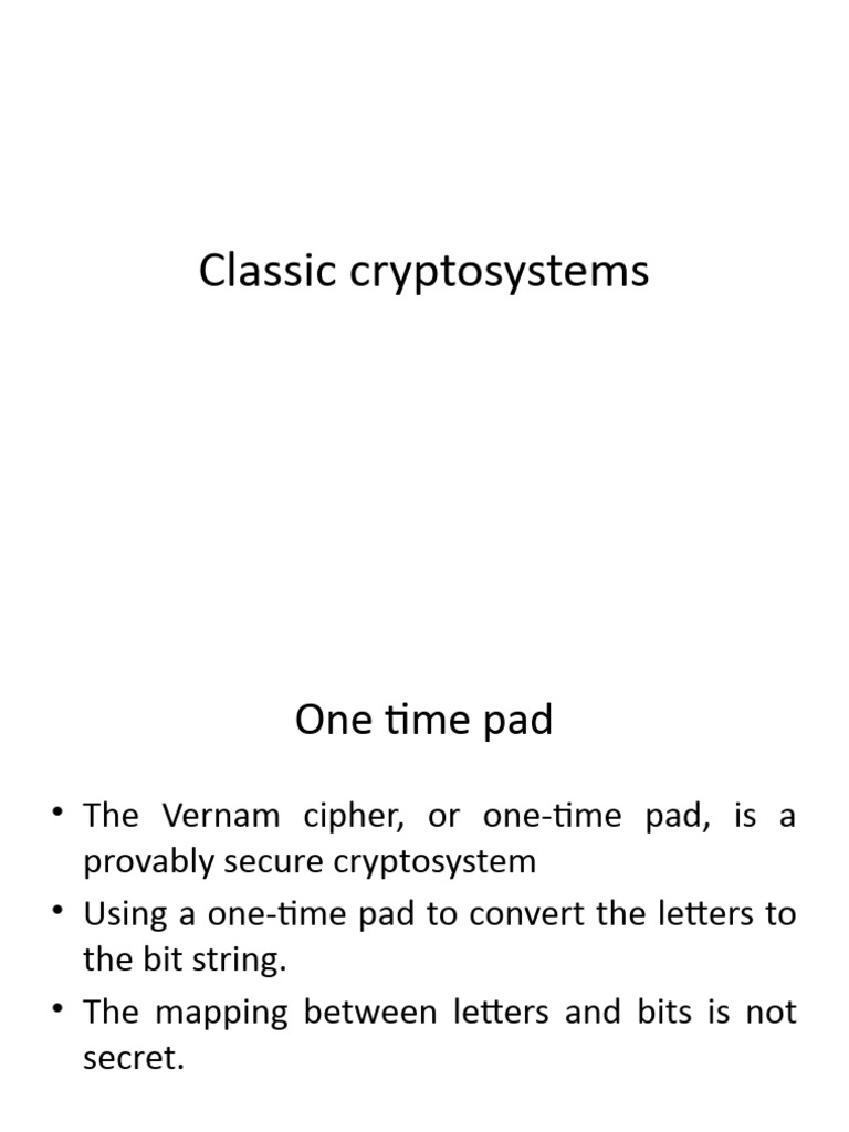 Lecture 3_1 | PDF | Cipher | Cryptography