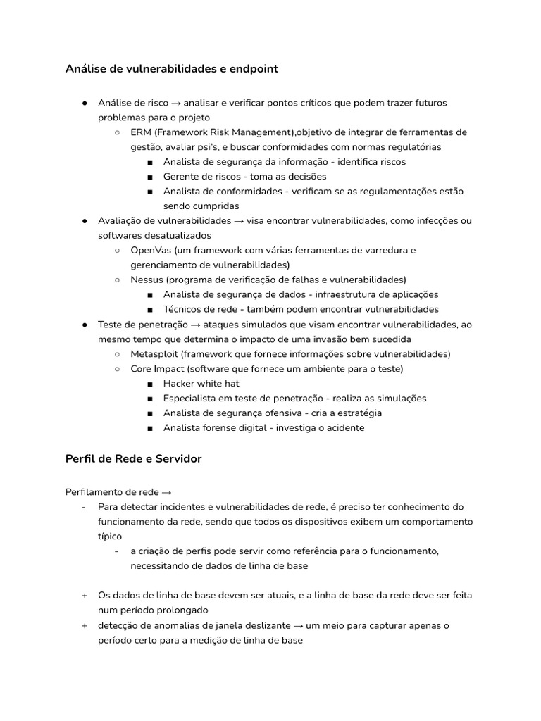 Análise de Vulnerabilidades e Endpoint | PDF | Vulnerabilidade ... Análise de Vulnerabilidades e Endpoint | PDF | Vulnerabilidade ...