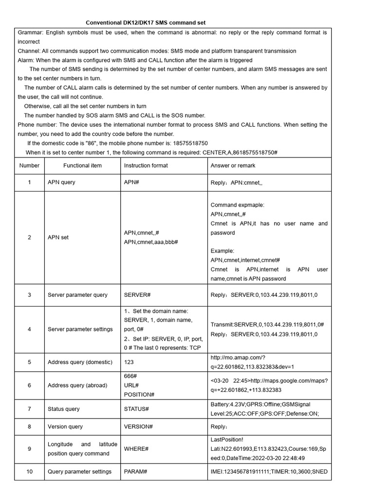 Commands | PDF | Networking Standards | Telecommunications