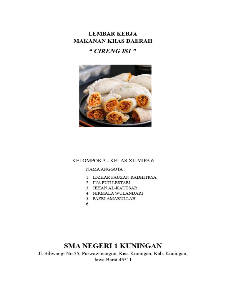 LEMBAR KERJA KEL. 5 v2.0 | PDF
