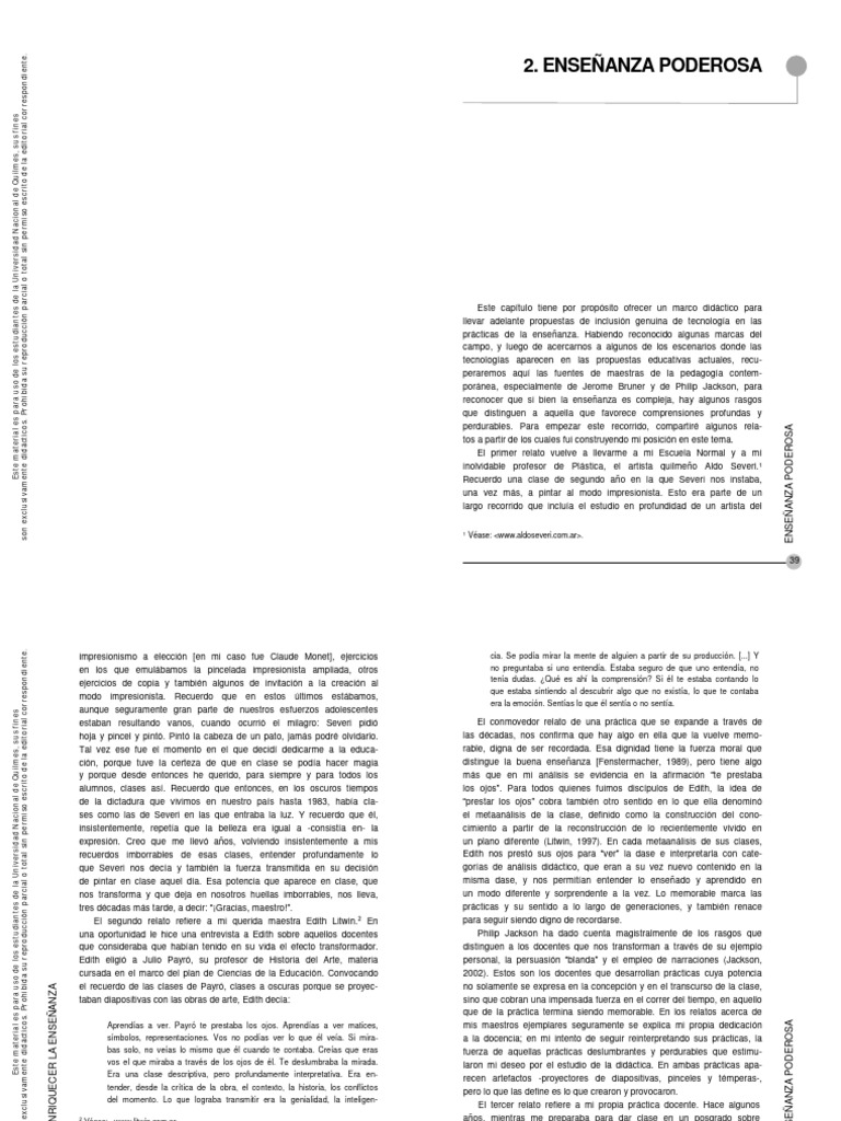 TEC - Maggio - Unidad 2 | PDF | Enseñando | Maestros