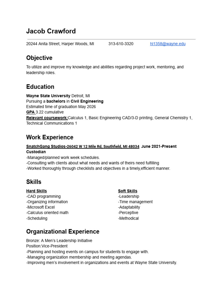 Resume-Jacob Crawford | PDF