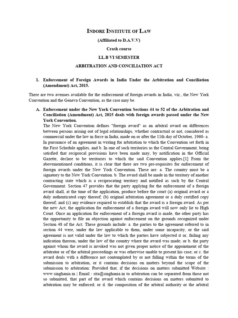 ADR-1 | PDF | Alternative Dispute Resolution | Arbitration