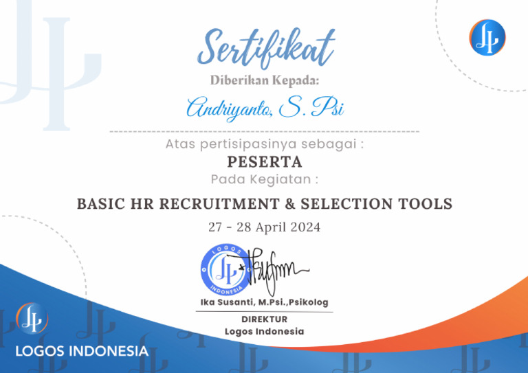 Andriyanto, S. Psi | PDF
