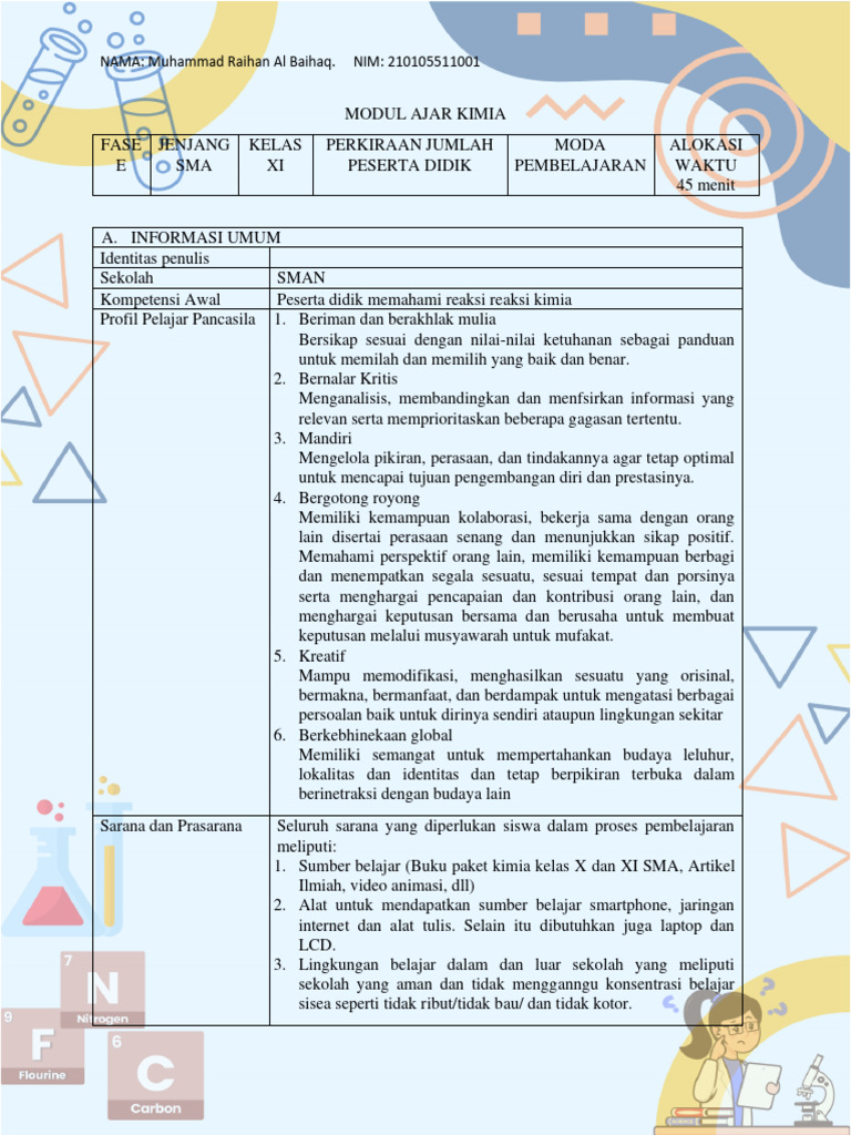 MODUL SMK konstruksi Bangunan | PDF