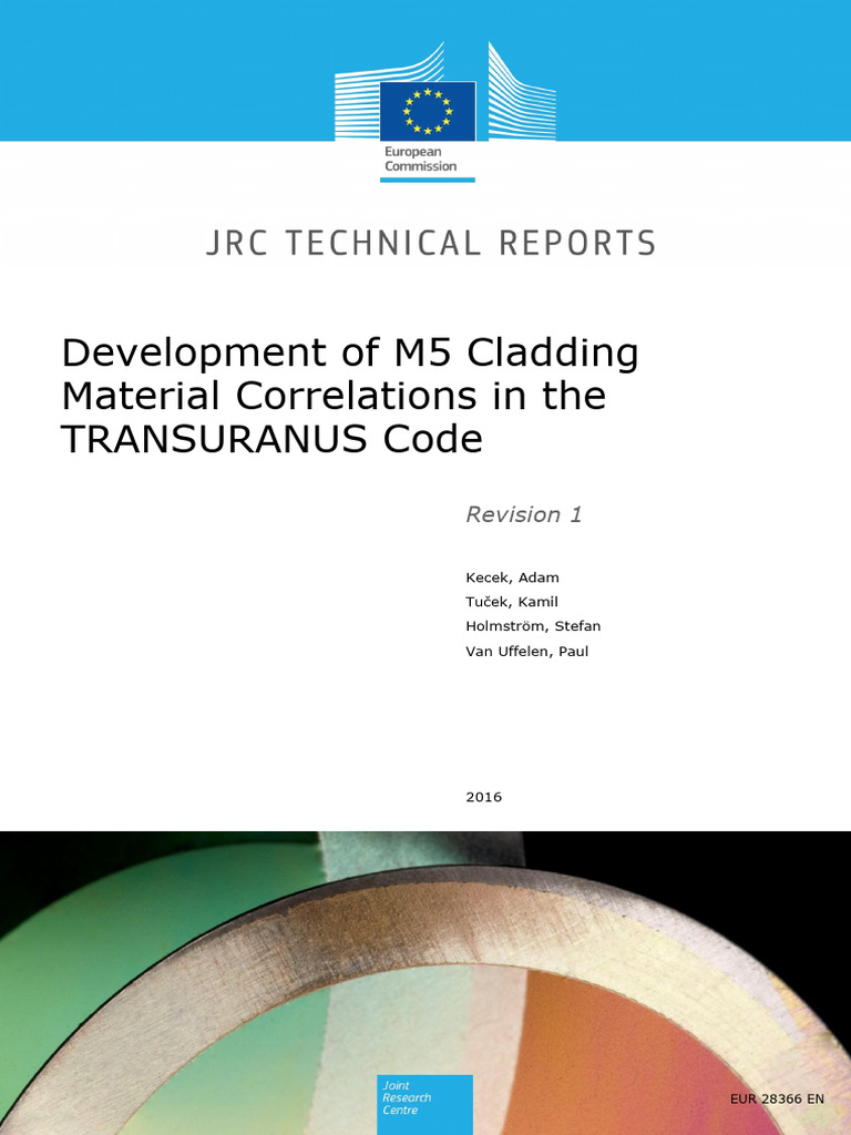 Development of M5 Alloy | PDF | Creep (Deformation) | Nuclear Fuel