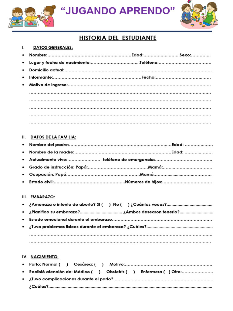 Historia Del Estudiante | Descargar gratis PDF | Parto | Reproducción ...