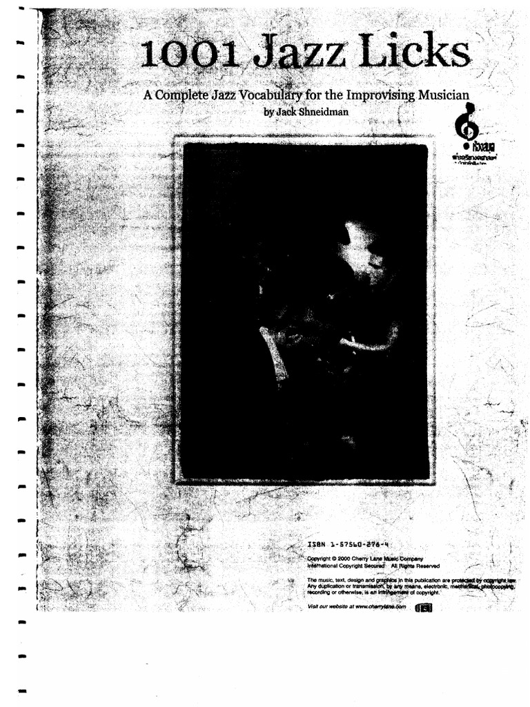 1001 Jazz Licks | PDF | Saxophone | Elements Of Music
