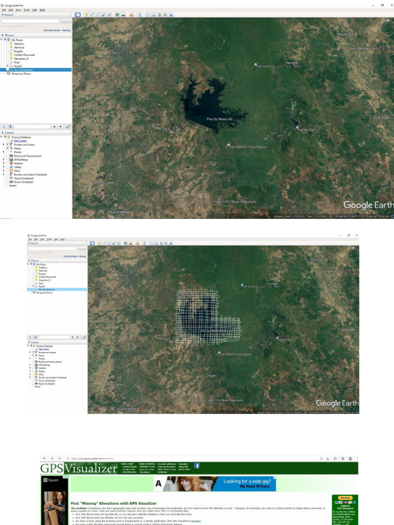 Elevation Map Using Google Data | PDF