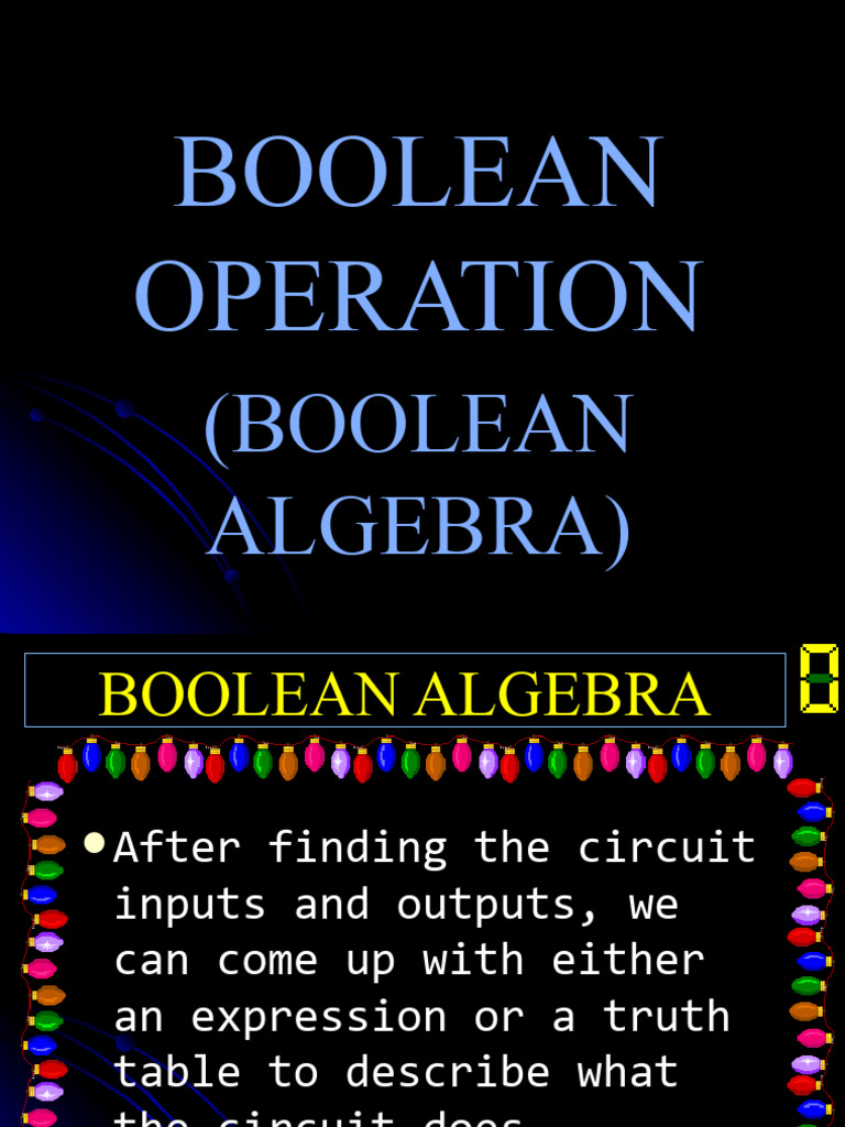 UNIT 2b (Boolean Algebra) | PDF | Algebra | Boolean Algebra
