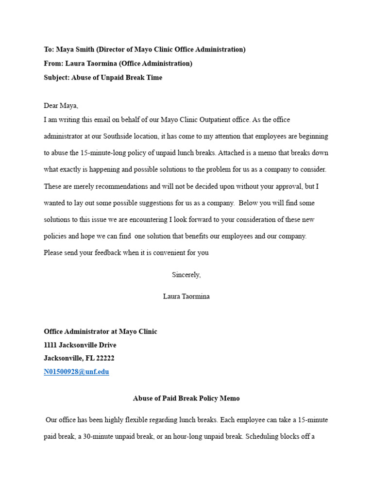 Workplace Correspondence With Track Changes | PDF | Business