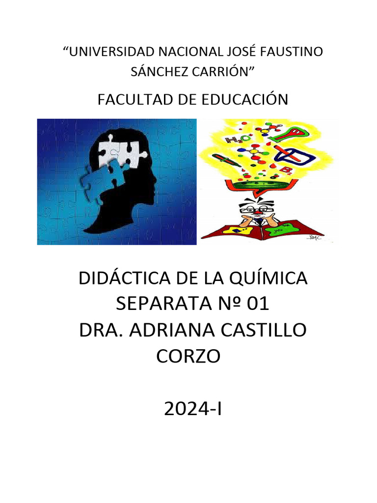SEPARATA N°01 DIDACTICA DE LA QUIMICA | PDF | Química | Neutrón