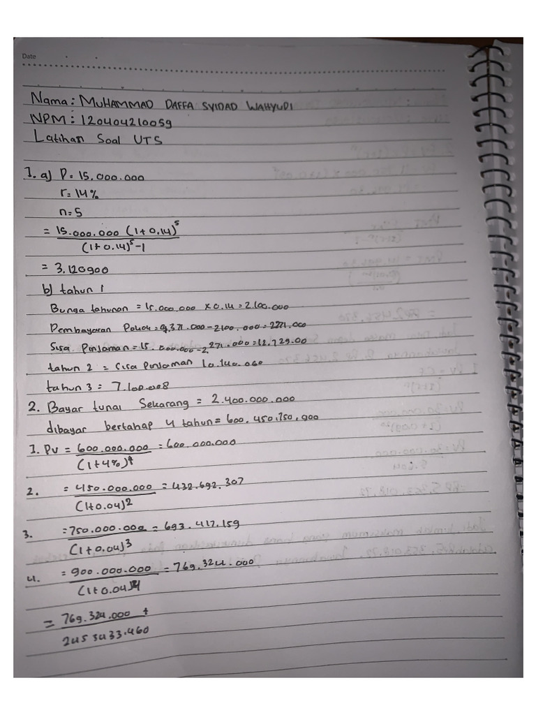 Muhammad Daffa Syidad Wahyudi | PDF