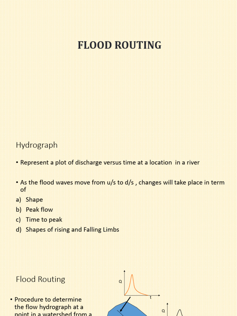 Flood_routing_2_4_2024 | PDF | Discharge (Hydrology) | Earth Sciences