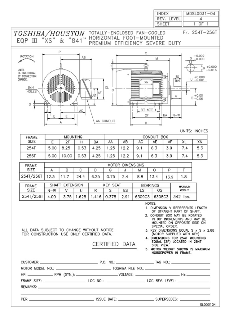 LMP369-2009PE Motor Datasheet | PDF