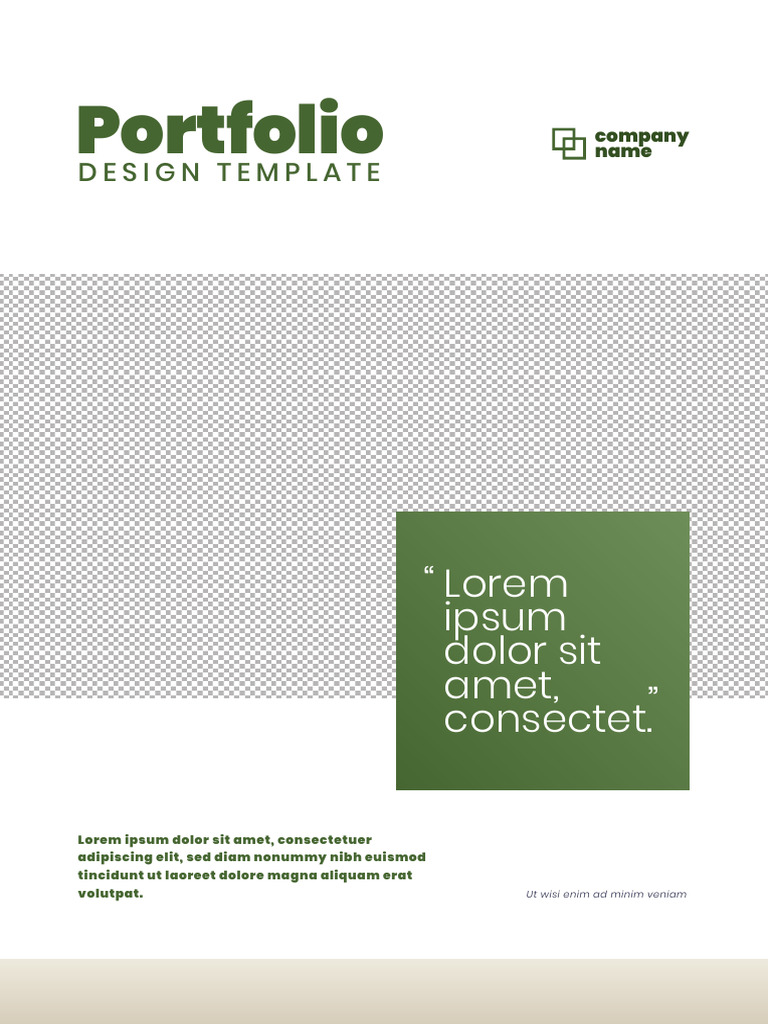 Portfolio: Lorem Ipsum Dolor Sit Amet, Consectet. " " | PDF