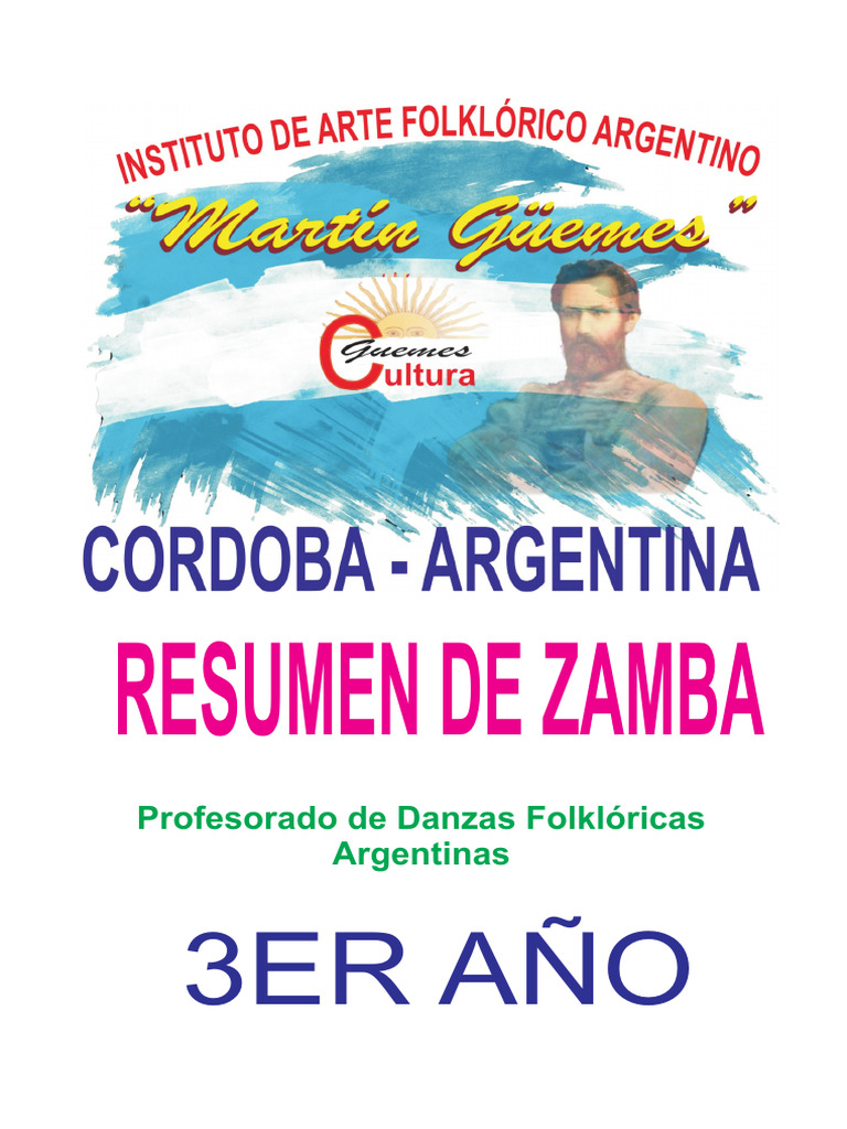 Danza 3 - Clase de Zamba 1 | PDF | Las artes escénicas | Musica ...