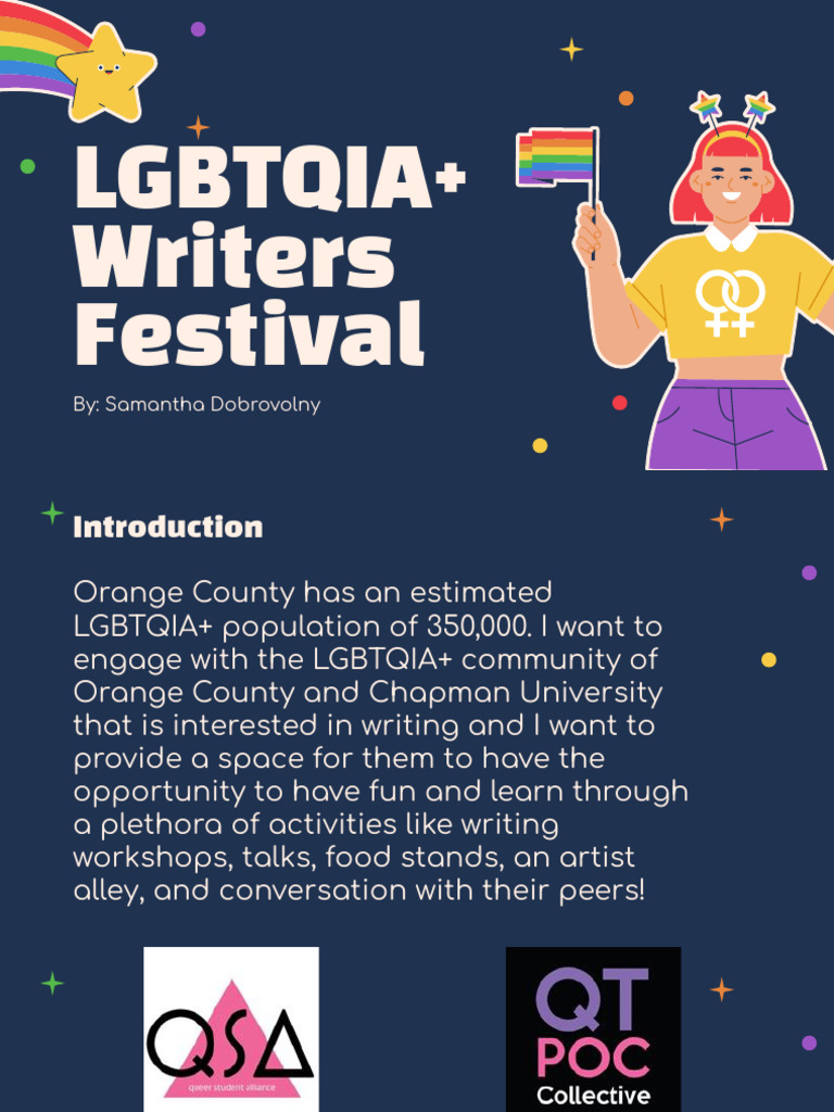 Lgbtqia Writers Festival | PDF | Lgbt | LGBTQIA+ Studies