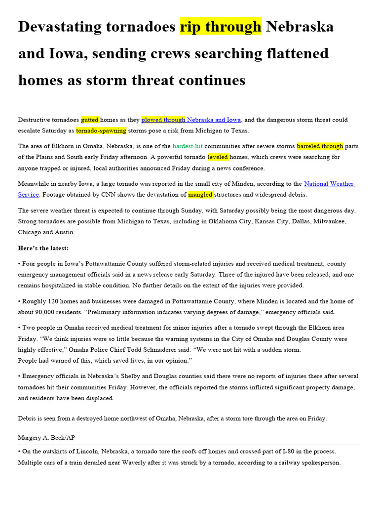 Tornado | Download Free PDF | Severe Weather | Tornadoes