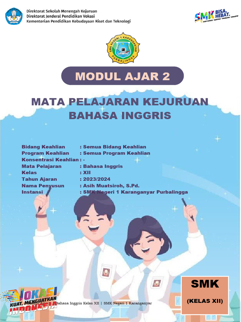 MODUL AJAR 2 Application Letter | PDF