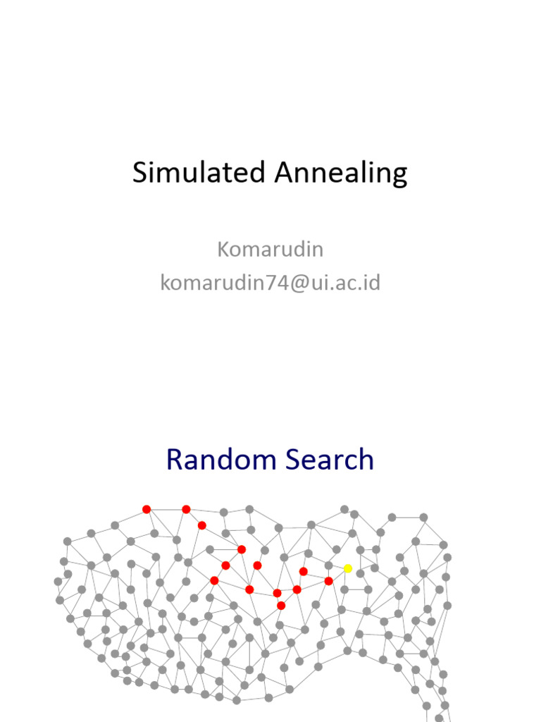 Simulated Annealing | PDF | Computational Science | Applied Mathematics