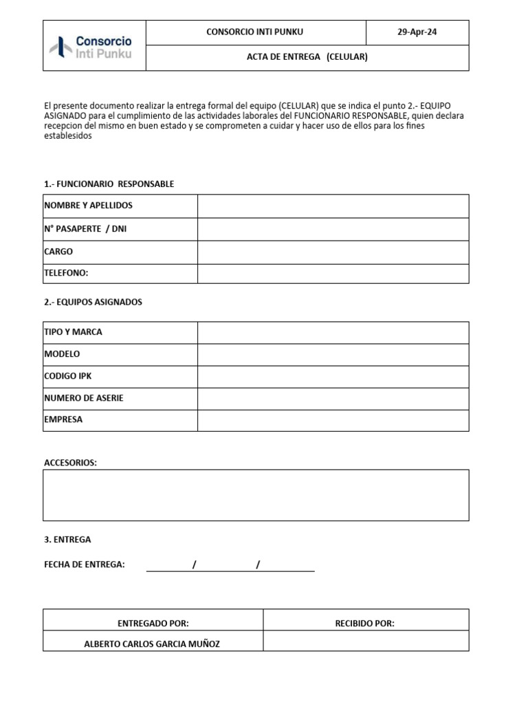 FORMATO DE ENTREGA | PDF