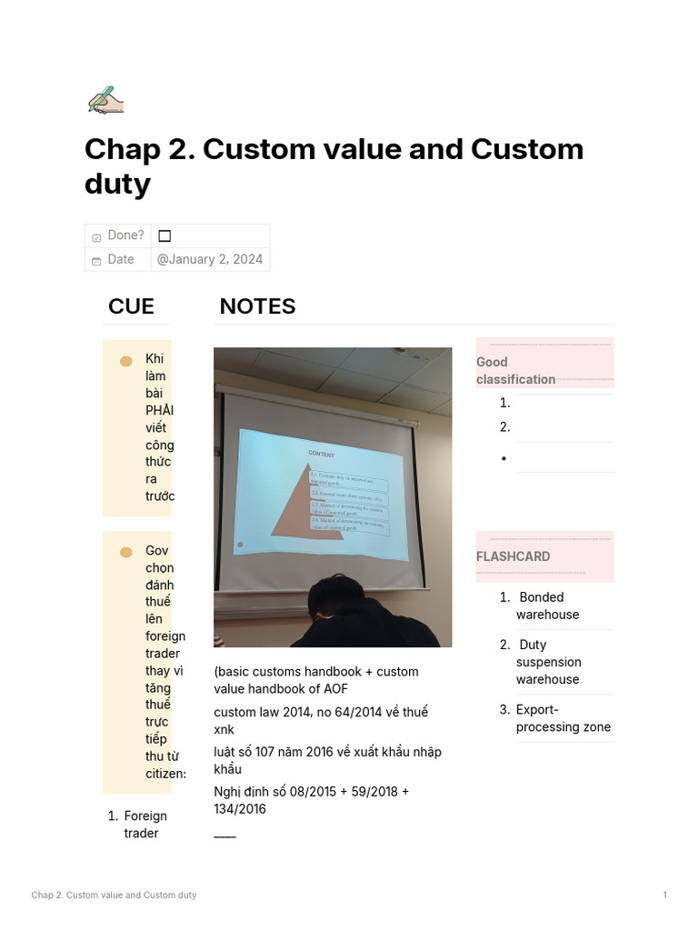 Chap 2 Custom Value and Custom Duty | PDF