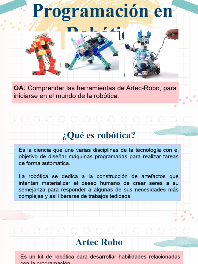 Introducción a Artec Robo en Robótica | PDF | Robótica | Robot