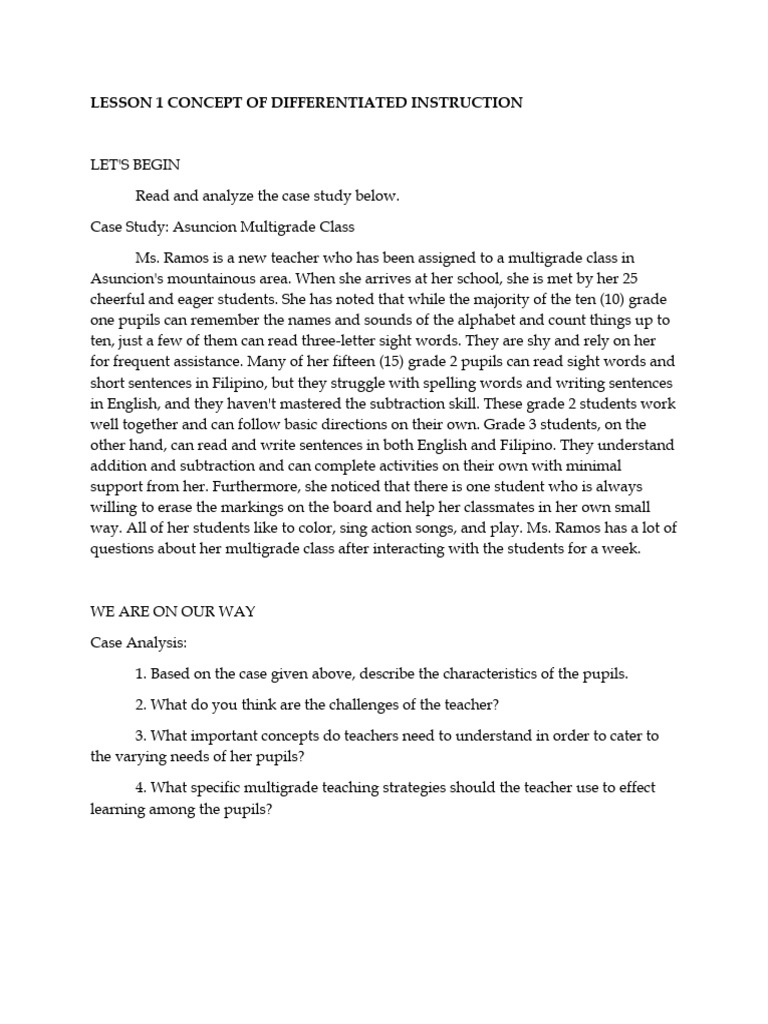 New Eed Elect 2.differentiated Instruction | PDF | Learning | Teachers