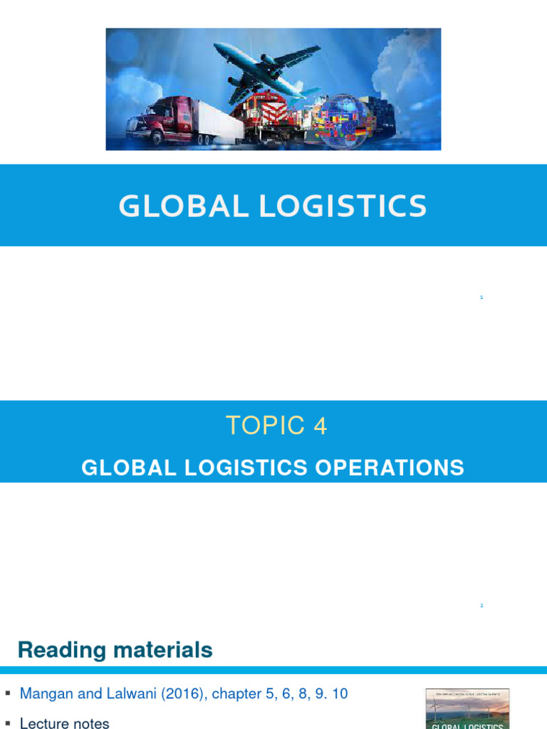 2022 - Global Logistics - GL Operations | PDF | Warehouse | Transport