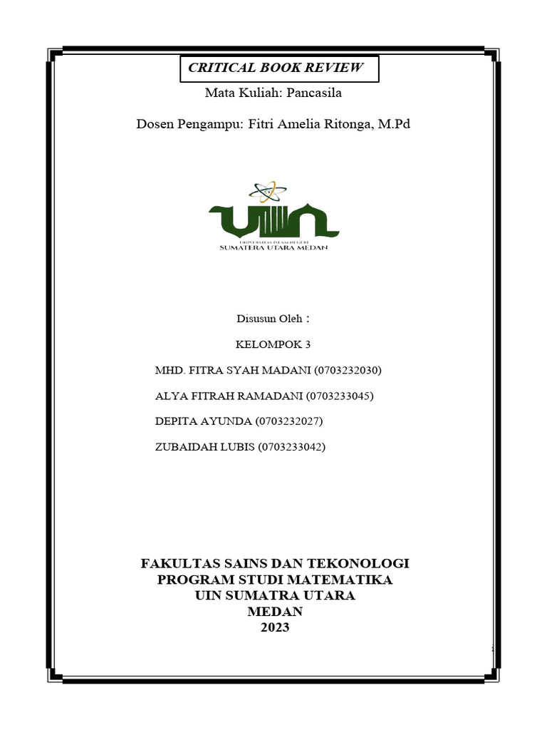 Pancasila (CBR) | PDF | Ilmu Sosial