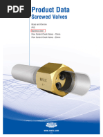 Maric Constant Flow Valves Catalogue | PDF | Pump | Valve