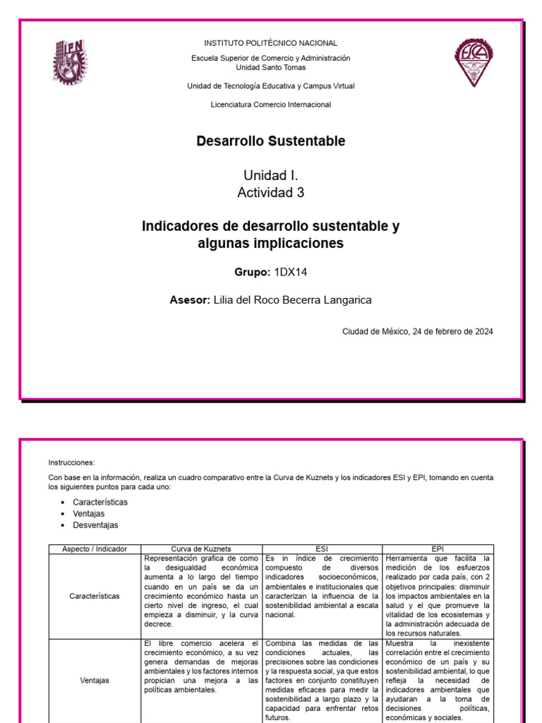 Actividad 3. Indicadores de desarrollo sustentable y algunas implicaciones_Cortés_Trujano ...