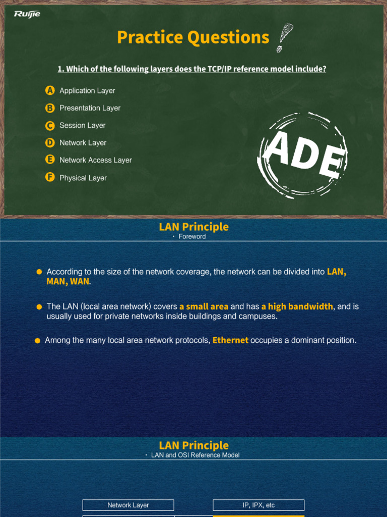 4.LAN+Principle.pdf | PDF | Ethernet | Computer Network