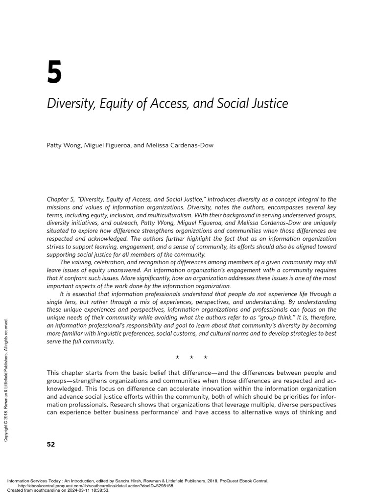 Wong Chapter | PDF | Multiculturalism | Social Exclusion