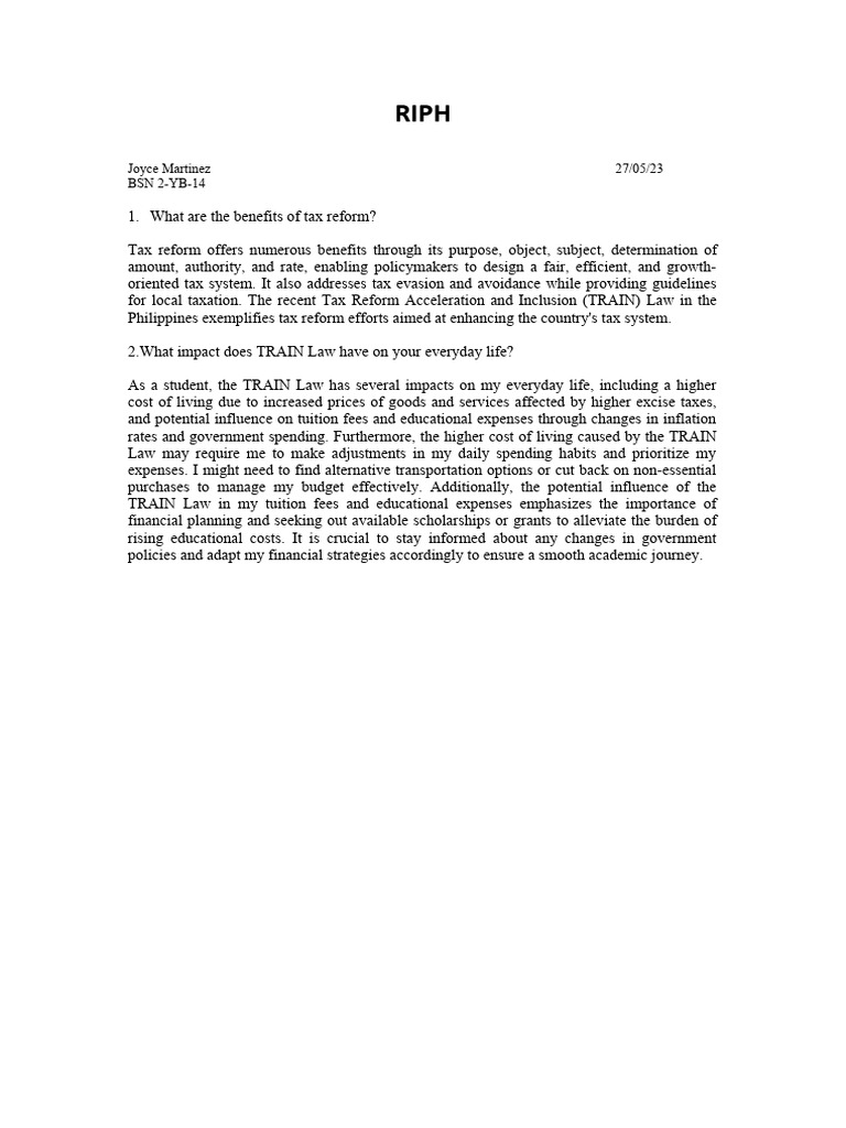 Joyce Martinez RIPH | PDF