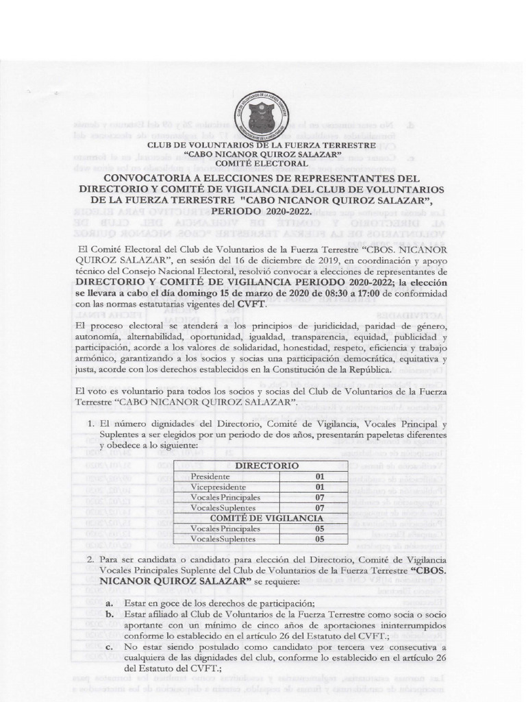 Convocatoria 02-Ene-2020 | PDF