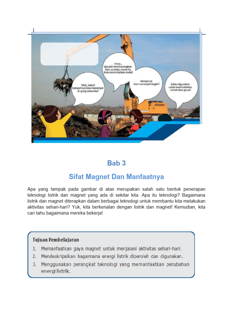 LKS Ipas Sifat Magnet Dan Manfaatnya | PDF