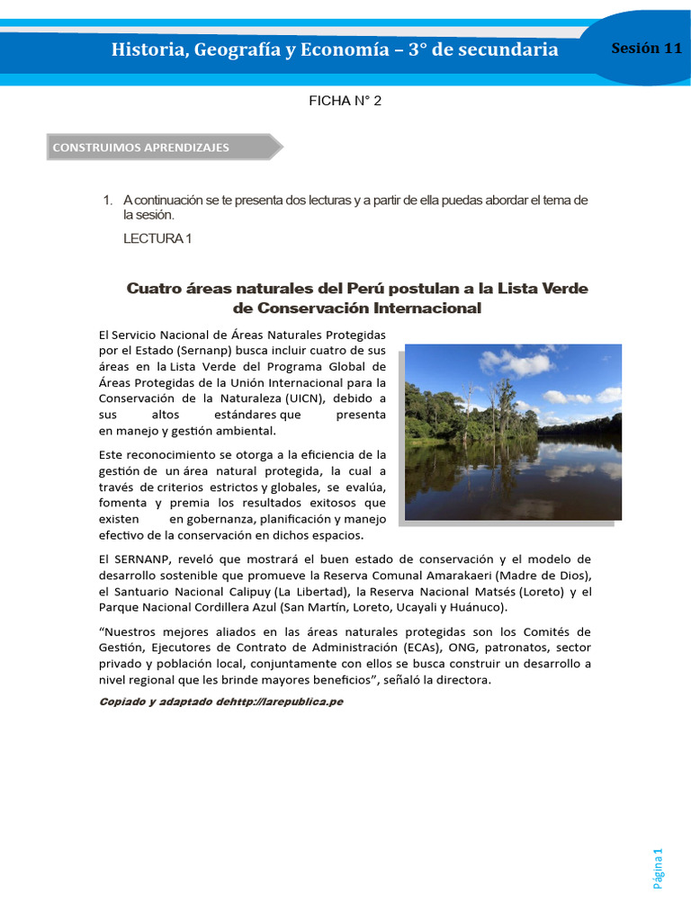 RP-HGE3-Ficha 11 | PDF | Deforestación | Agricultura
