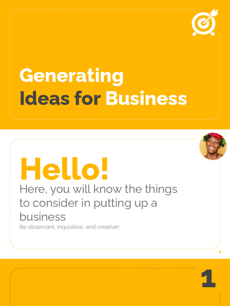 Business Idea Generation Guide | PDF