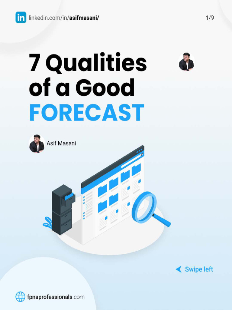 7 Qualities of Good Forecast | PDF