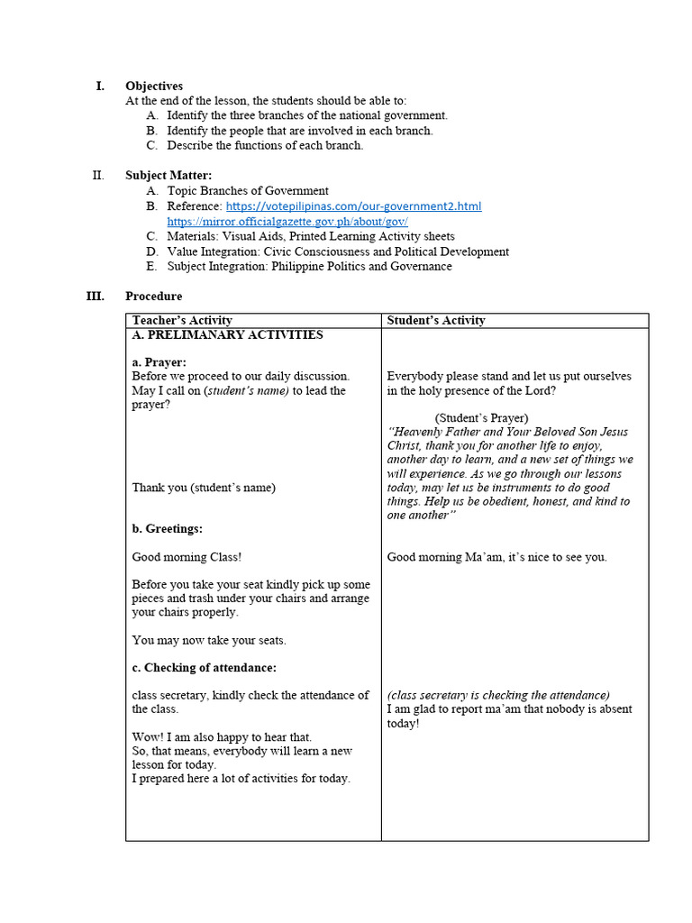 Understanding the Three Branches of Government | PDF | Presidents Of ...