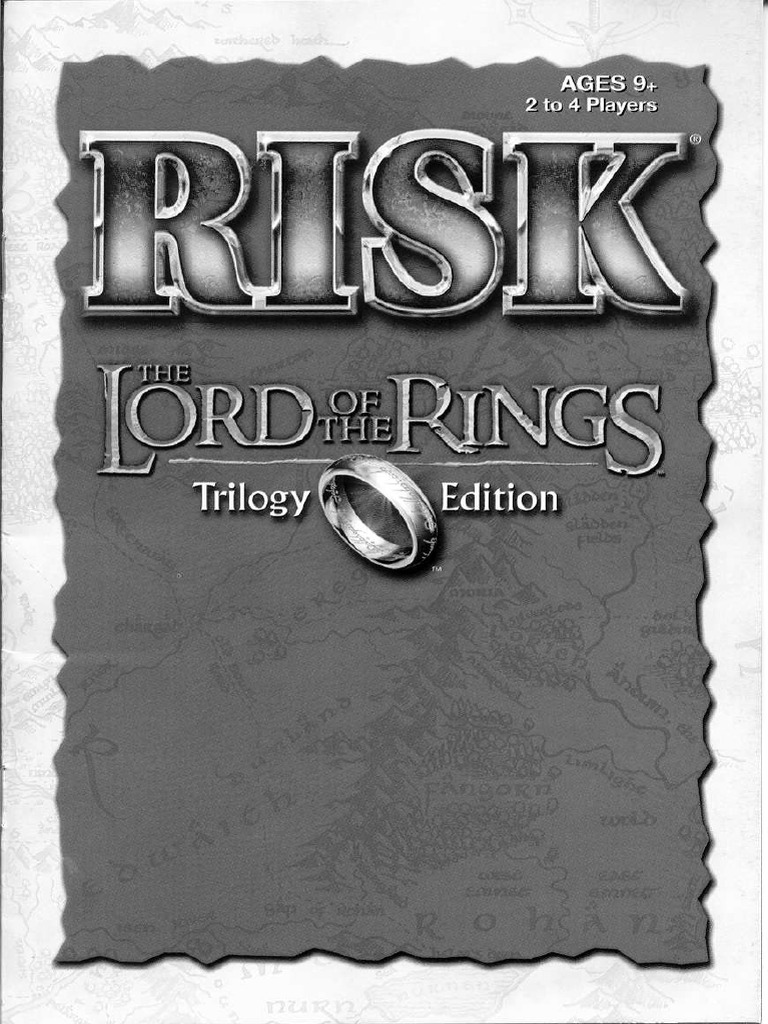 c1-risk-the-lord-of-the-rings-trilogy-edition-rulebook | PDF