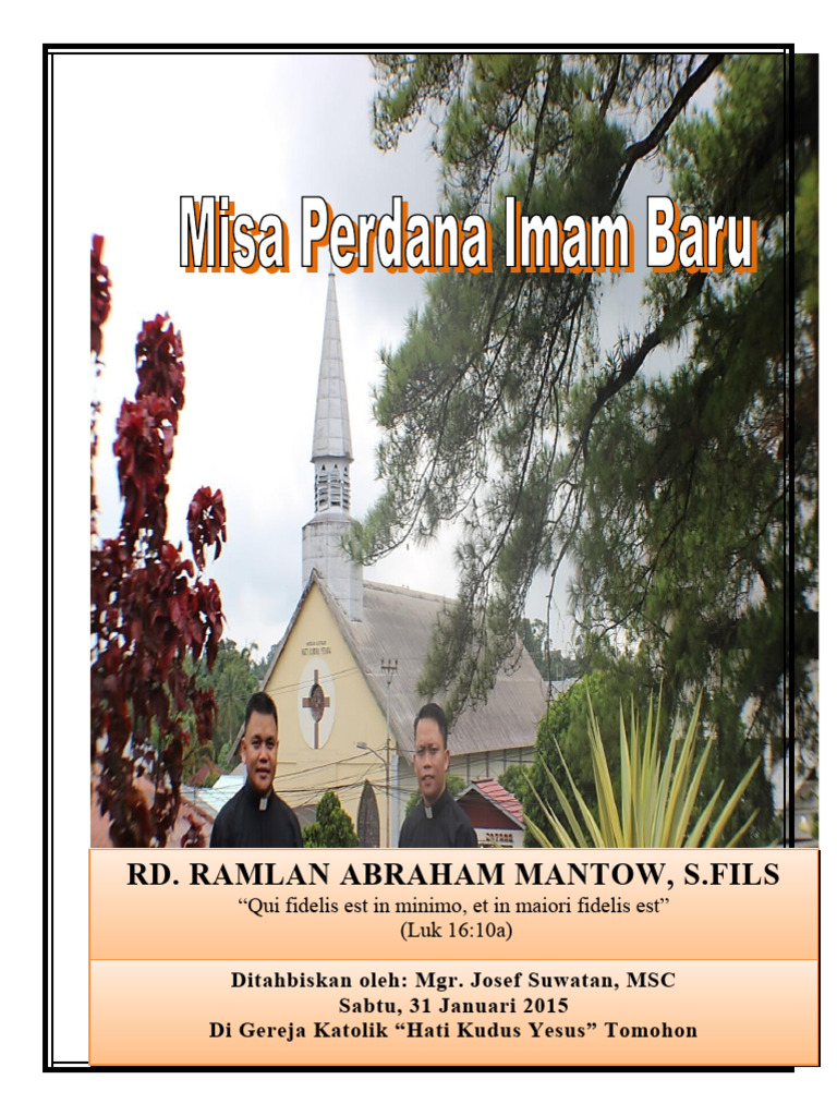 Tahbisan Imam Ramlan Abraham Mantow | PDF