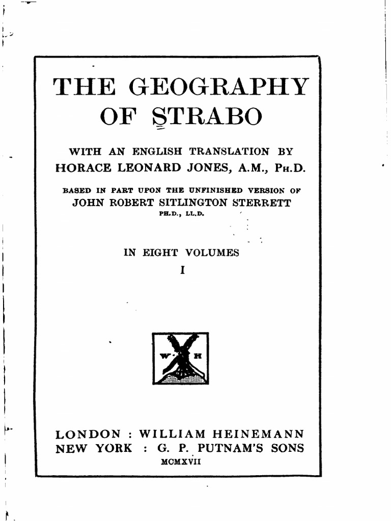 Strabo 01 Geography 1-2 | PDF
