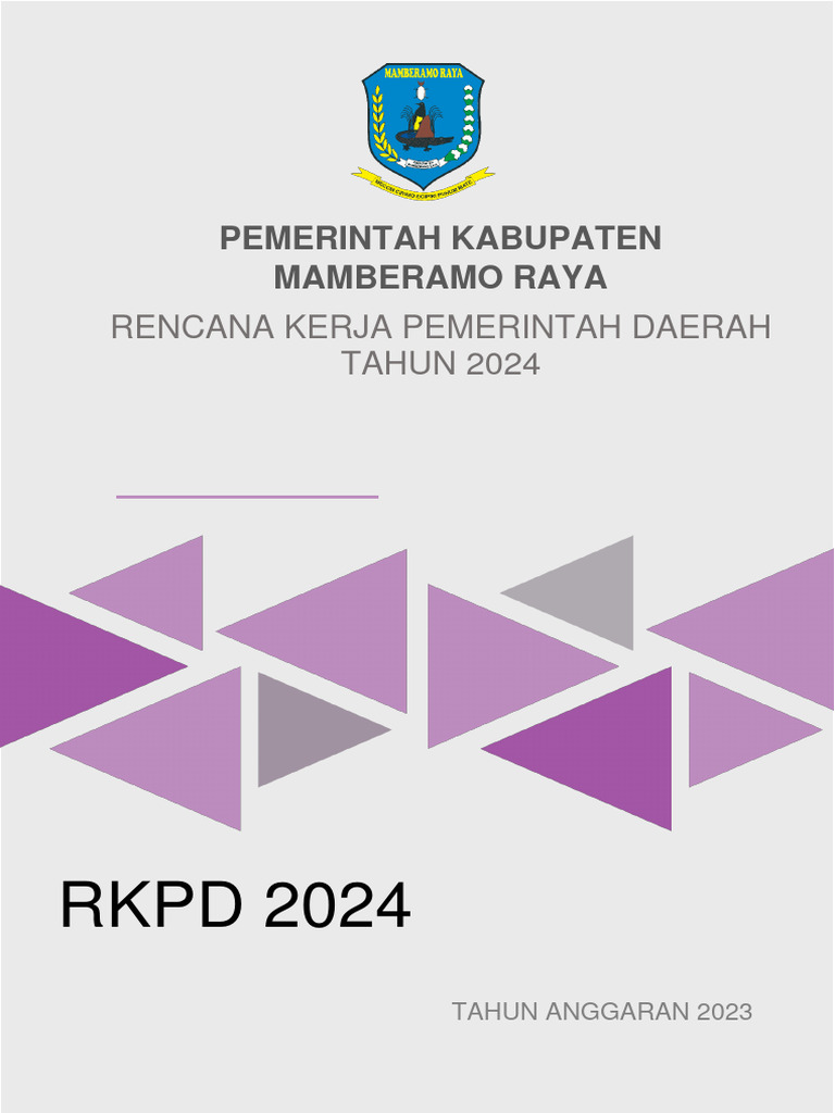 RKPD Kabupaten Mamberamo Raya Tahun 2024 | PDF