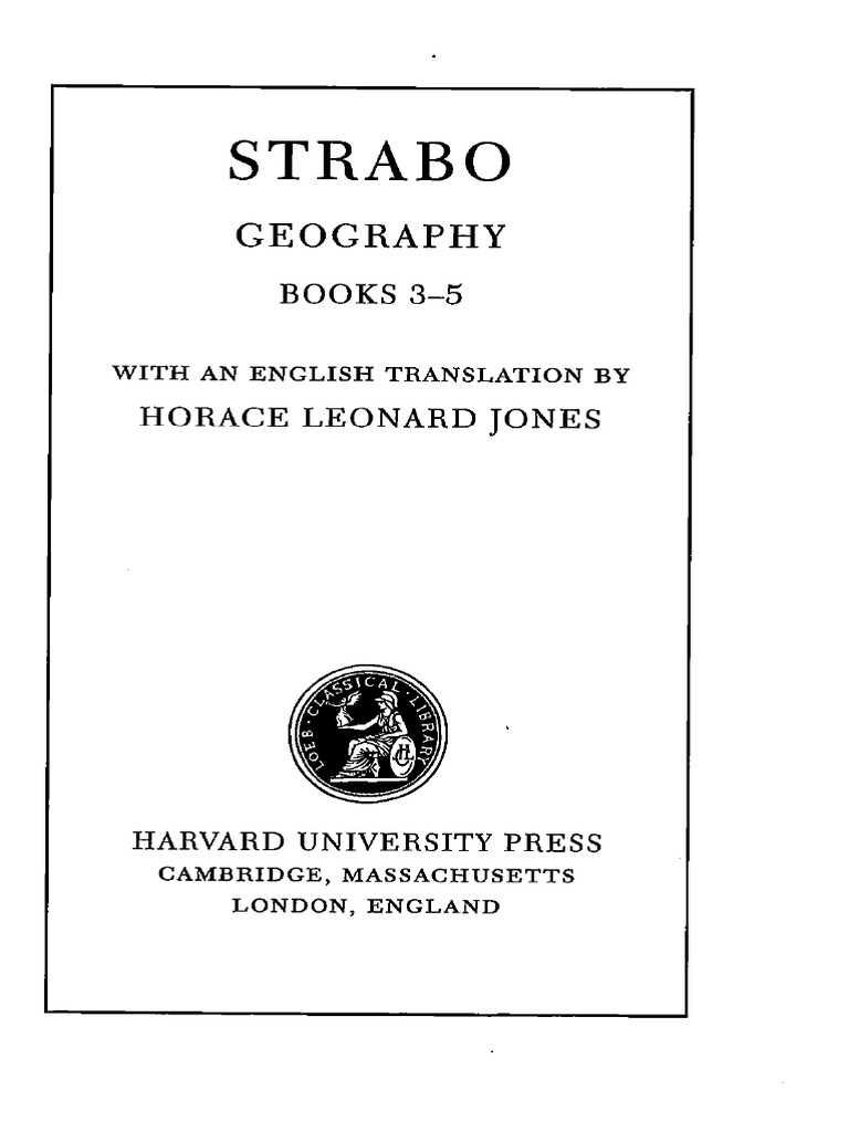 Strabo 02 Geography 3-5 | PDF