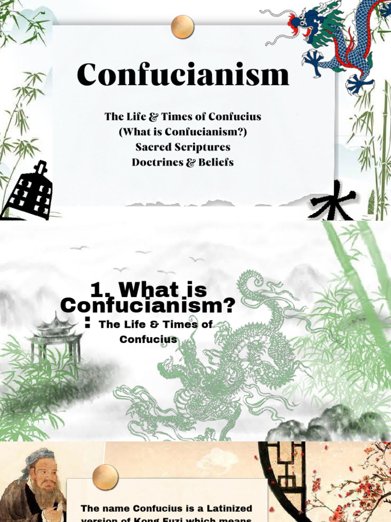Lesson 4 CONFUCIANISM Part 1 | PDF | Confucianism | Analects