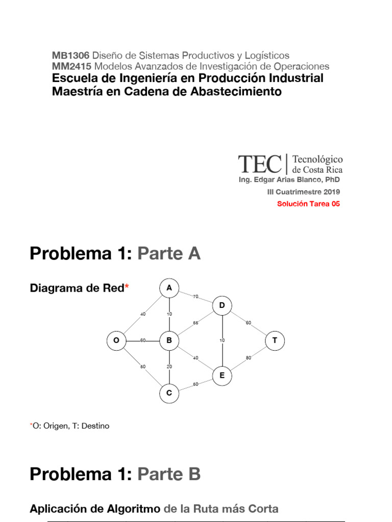 Tarea 05 Solucion Rev 01 | PDF | Matemáticas Aplicadas